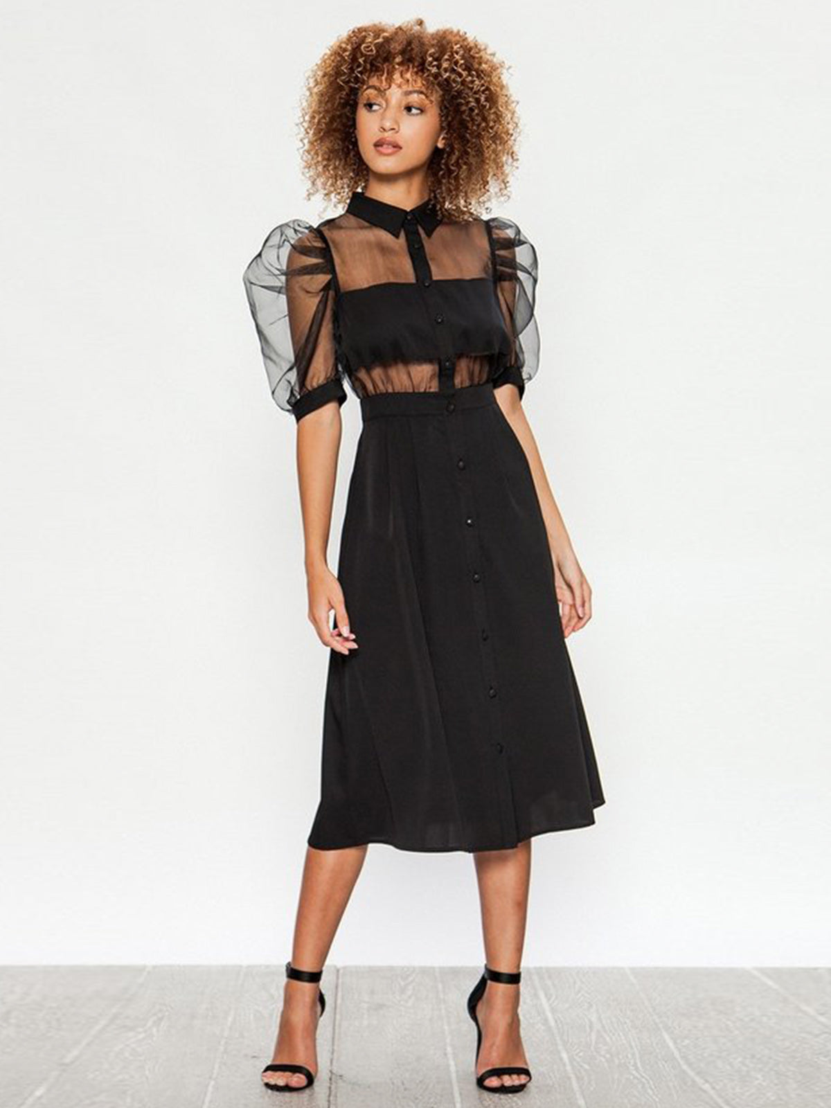 Sheer Organza Dress